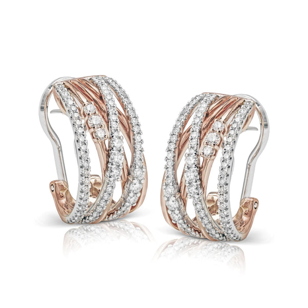 18K RG Diamond Earrings – Kuhn's Jewelers